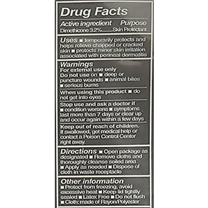 Medline Aloetouch Protect Dimethicone Skin Protectant Wipes, Hypoallergenic, Fragrance-Free, 24 Count (Pack of 24)