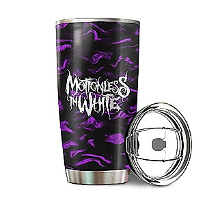 Insulated Stainless Steel Tumblers Motionless Bottle In Vacuum Mug White Tumbler 20oz & 30oz Stainless Steel Travel Mug