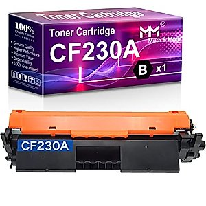 MM MUCH & MORE Compatible Toner Cartridge Replacement for HP 30A CF230A 30X CF-230A to use with M203d M203dn M203dw MFP M227d MFP M227fdn MFP M227fdw Printers (1-Pack, Black)