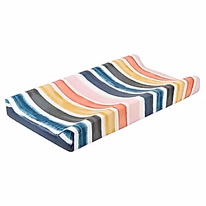 SH-RuiDu Ultra Soft and Breathable Knitted Diaper Changing Table for Baby Boys Girls - 32" x 16" Pad