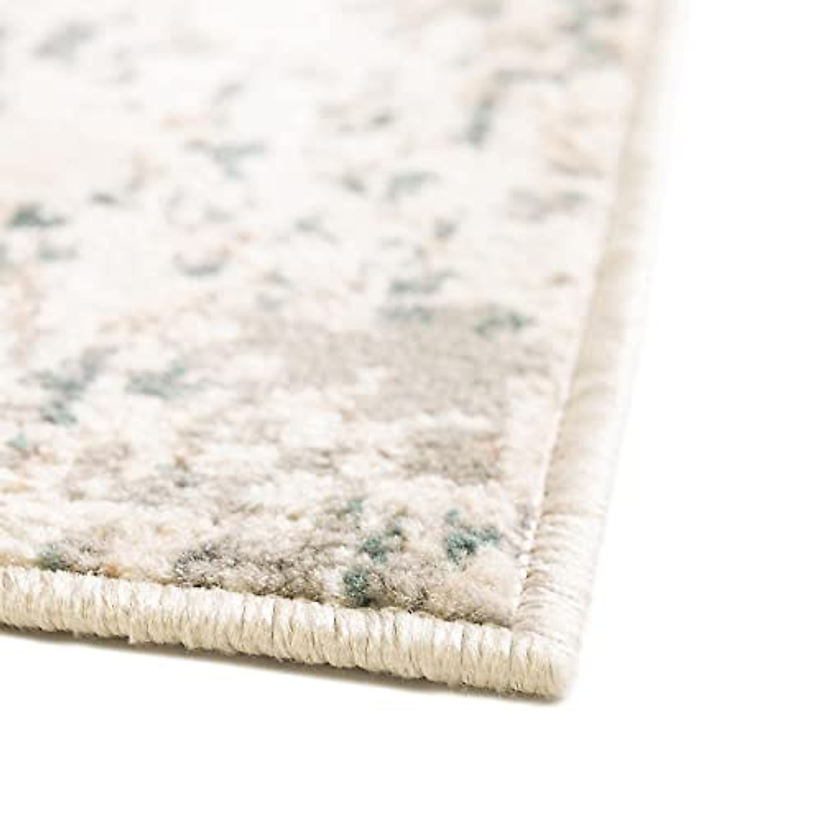 Unique Loom Tuareg Collection Vintage Distressed Traditional Area Rug, 2 ft 6 in x 10 ft, Beige/Green