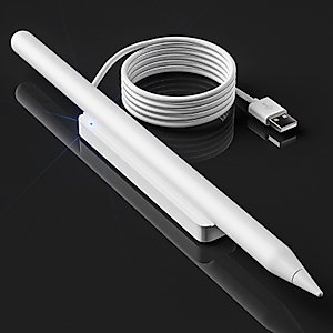 Upgraded 3.3Ft/1Mtr Magnetic USB Charging Cable fits for Apple Pencil 2nd Generation,Rapid Charger Cord fits for Ipad Pen Gen 2 Only, Convenient Travelling Ipencil 2nd Gen Charger Adapter for Outside