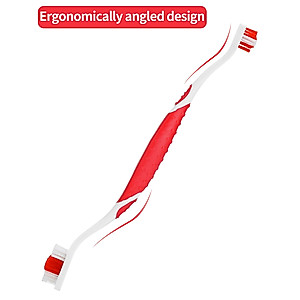 Antimicrobial Toothbrush for Dogs – Professional Dental Care at Home – Fight Plaque and Tartar - Improve Oral Health – Anti-Slip Handle and Ergonomic Design – Individually Packed - Quality Guaranteed