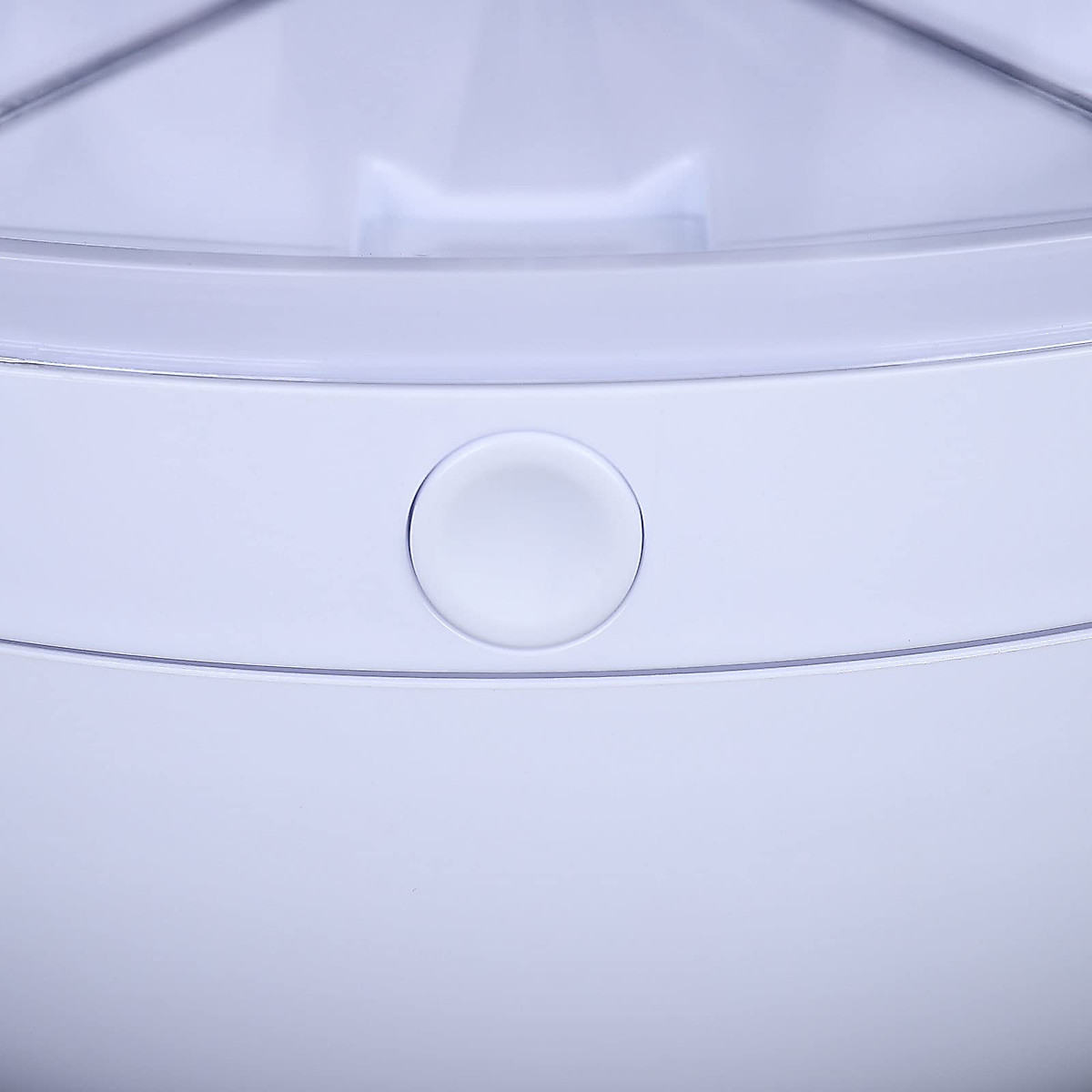 KONKENIE 6 Grids Rotatable Grain Storage Tank with Lid 10kg Rice Cereal Bean Flour Plastic Container 360° Rotating Round Dry Food Dispenser for Home Kitchen Pantry Store White&Clear (9.5x10.6x10.6in)