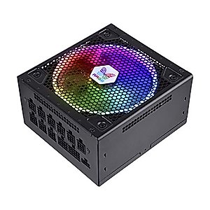 Super Flower Leadex III Gold ARGB PRO 650W 80+ Gold, Patented Universal 9Pin Super Connector, ECO Fanless & Silent Mode, Full Modular Power Supply, Fluid Dynamic Bearing Fan,SF-650F14RG V2.0