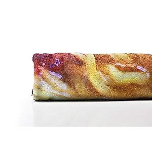 Ramen Bowl Fleece Throw Blanket | Large Soft Throw Blanket | Ramen Bowl Fleece Blankets And Throws And Throws | Officially Licensed Ramen Noodle Throw Blankets | Measures 60 Inches In Diameter