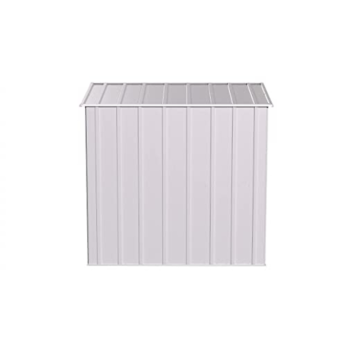 Arrow Classic Steel Storage Shed, 6x4, Flute Grey