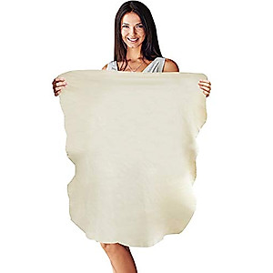VIVOTE Chamois Cloth for Car Natural Chamois Leather Car Chamois Drying Towel,60 cm X 80 cm 5.8 Square FT