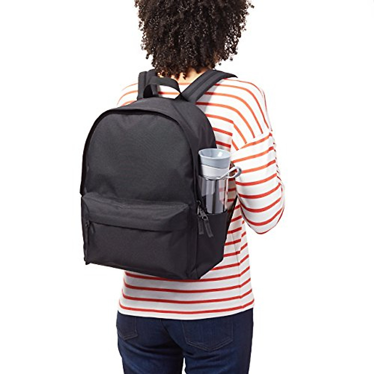 Amazon Basics Classic School Backpack - Black