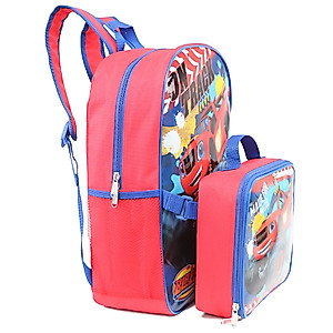 Ruz Blaze and the Monster Machines 16'' Full Size Truck Backpack Lunchbox Set Bookbag School Set