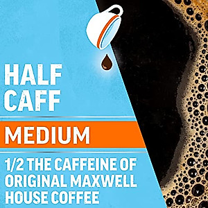 Maxwell House Half Caff Ground Coffee (11 oz Canister)