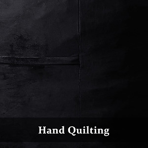 WhatsBedding Bean Bag Chairs for Adults Filled with Memory Foam, Large Bean Bag Sofa, Furniture Bag with Soft Dutch Velvet Cover,Black, 3 FT