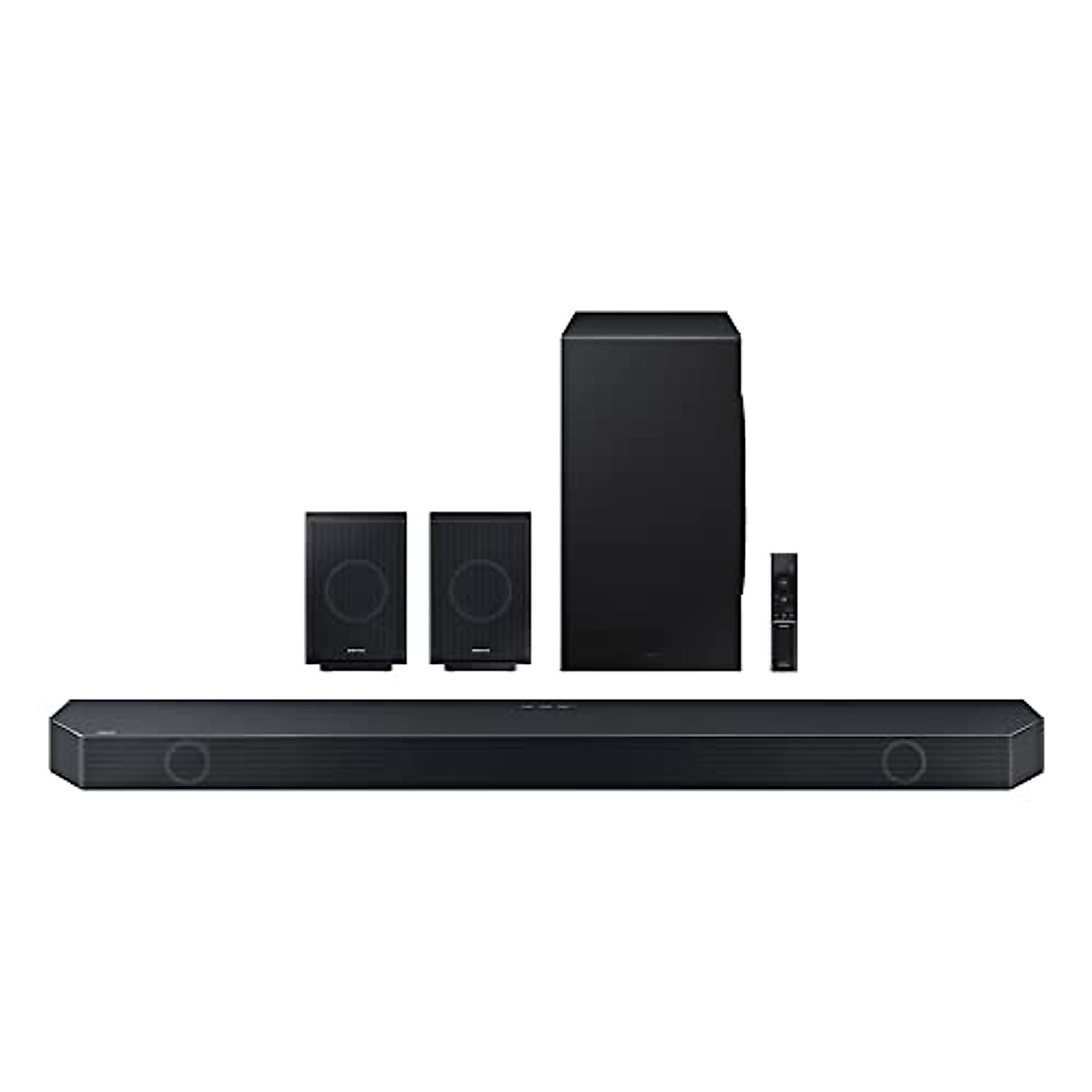 SAMSUNG HW-Q990C 11.1.4 ch. Wireless Dolby Atmos Soundbar and Rear Speakers Bundle with 2 YR CPS Enhanced Protection Pack