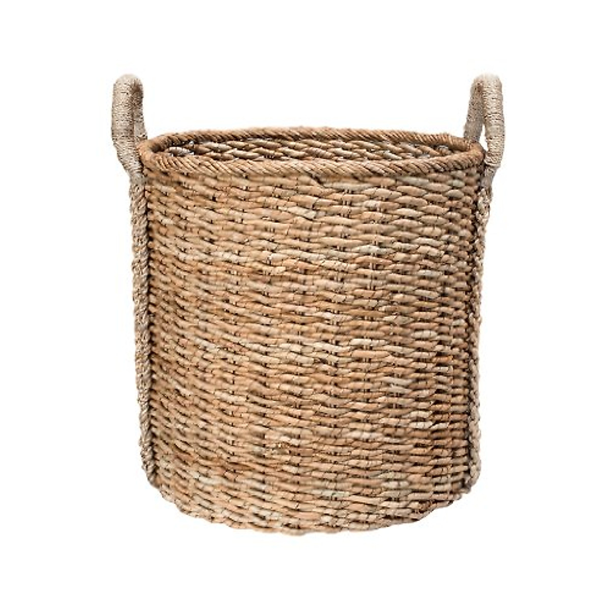KOUBOO 1060038 Large Round Seagrass Basket, 20" x 20" x 24", Brown