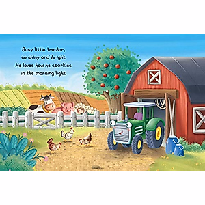 The Busy Little Tractor - Childen's Padded Board Book