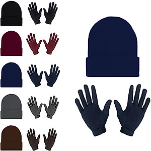 Bulk Case of 12 Backpacks and 12 Winter Item Sets and 12 Socks - Wholesale Care Package - Emergencies, Homeless, Charity