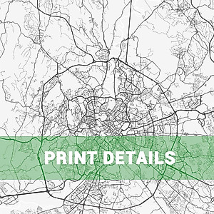 Dear Mapper Roma Italy View Abstract Road Modern Map Art Minimalist Painting Black and White Canvas Line Art Print Poster Art Print Poster Home Decor (Set of 3 Unframed) (12x16inch)