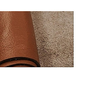 REED Leather Hides - Cow Skins (12 X 24 Inches 2 Square Foot, Brown)