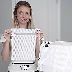 Mesh Laundry Bags - Honeycomb Mesh Wash Bag for Delicates, Underwear, Lingerie, Bra, Pantyhose, Socks (Assorted)