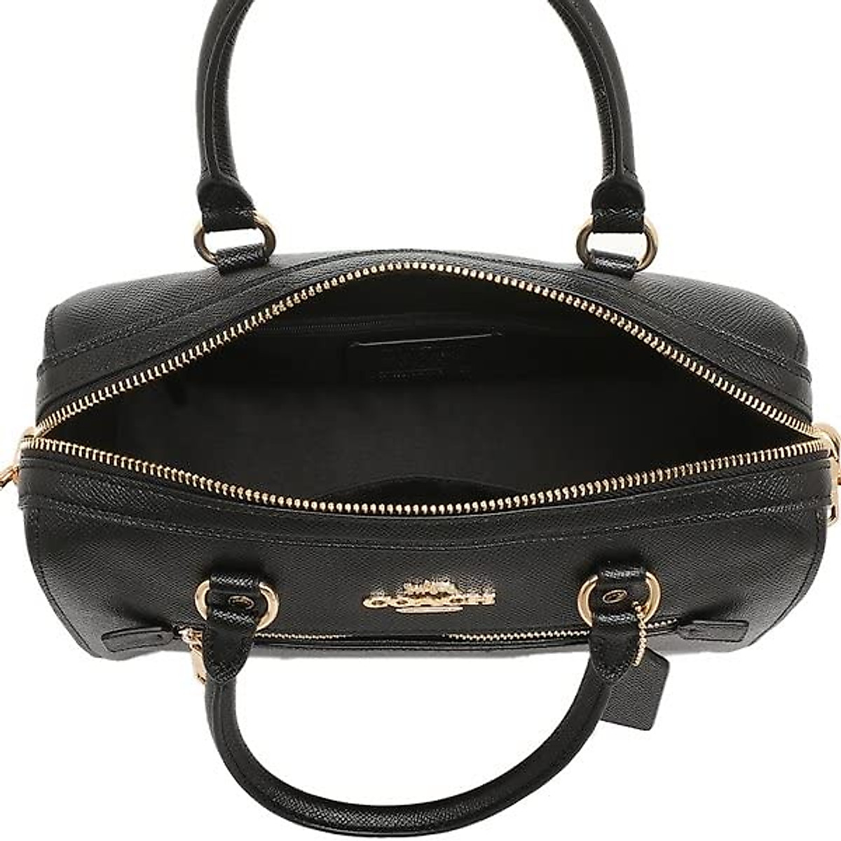 Coach Rowan Leather Satchel Crossbody Purse - #F79946 - IM/Black