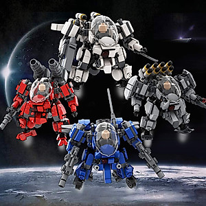 LogMech Original ALPH-Team ALPH-R17 MOC Frame Mech Building Blocks Robot Set, 296 pcs