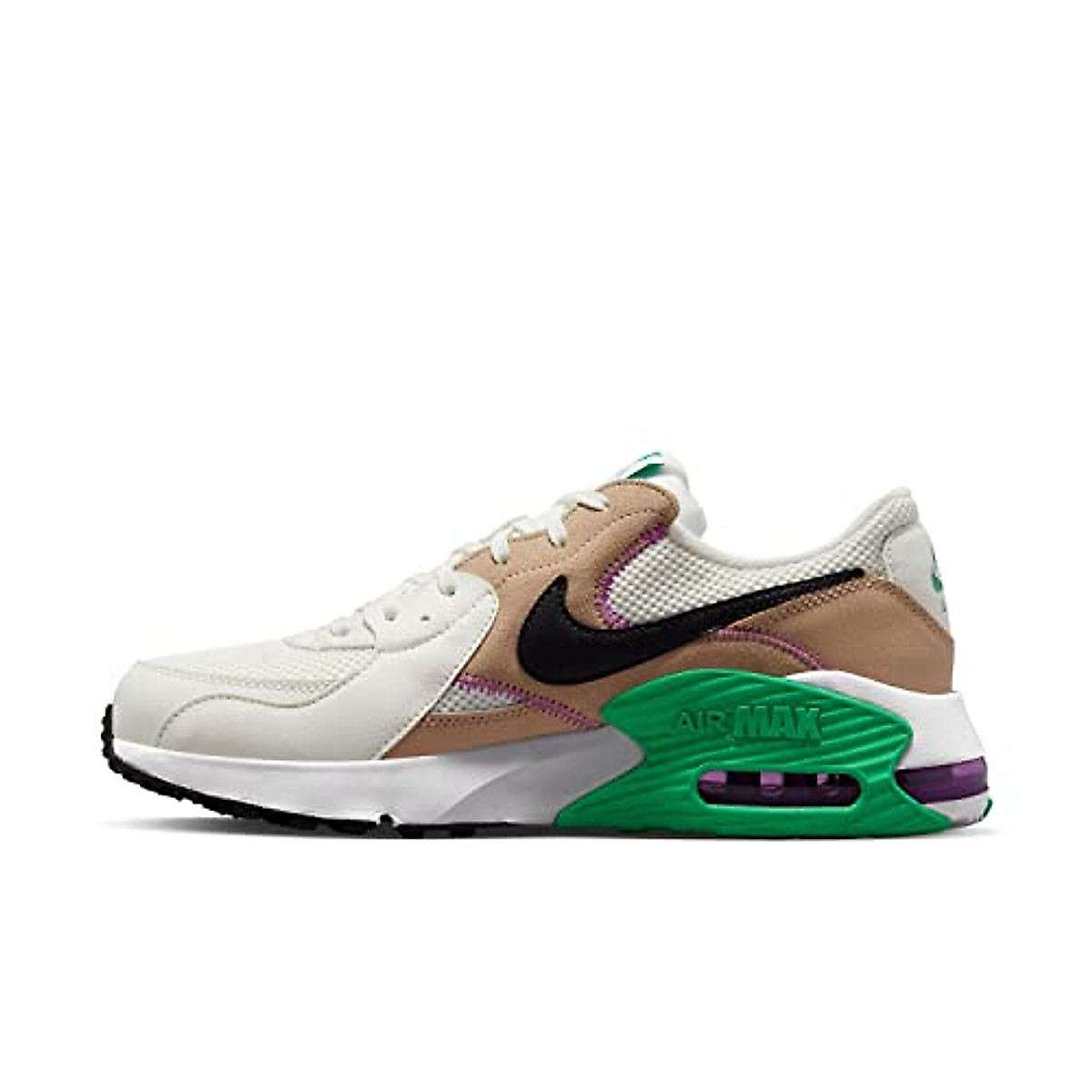 Nike Air Max Excee Mens Shoes Size 8.5, Color: Sail/Black/Hemp/Stadium Green