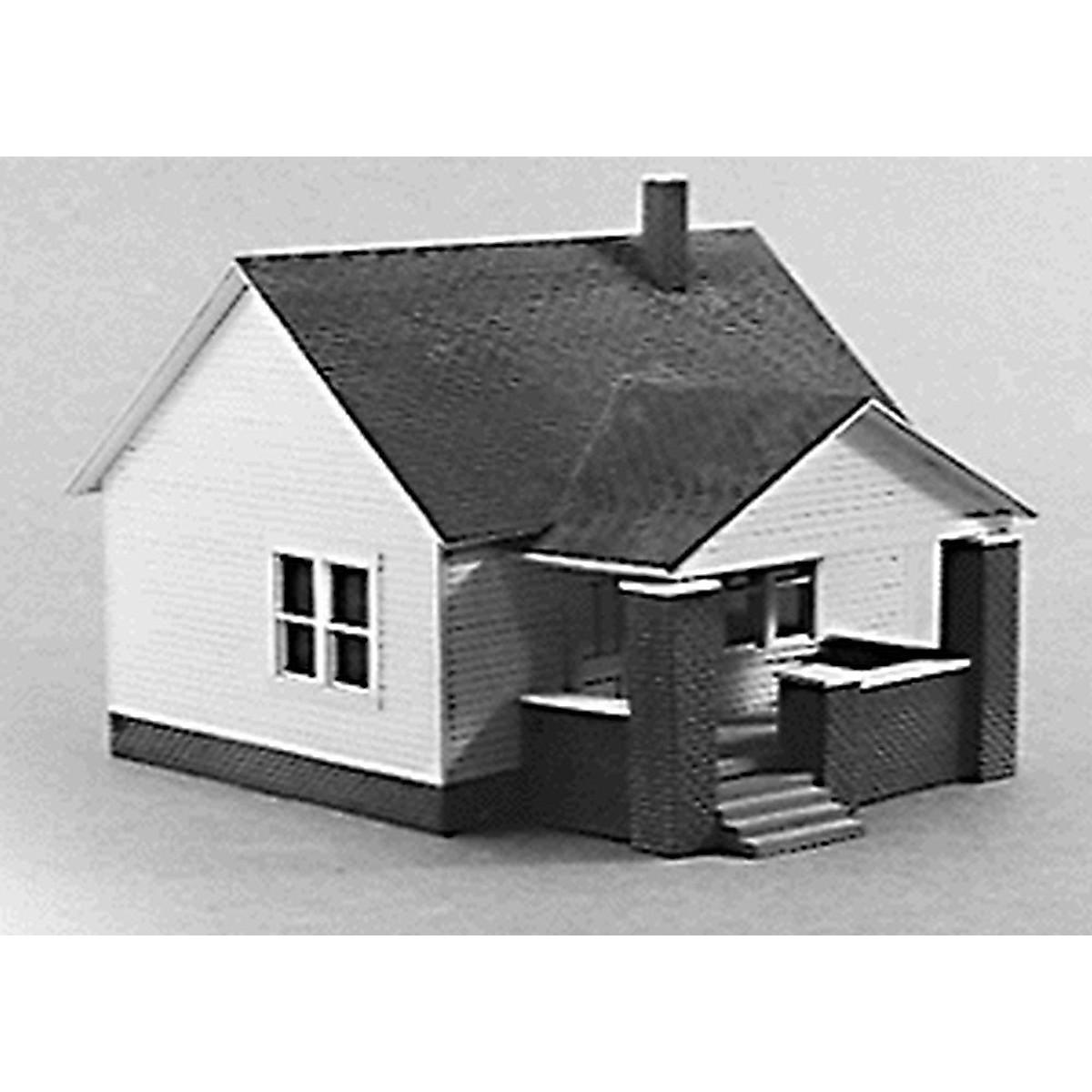 Rix Products - Rix Products One-Story House w/Side Porch - Kit - HO