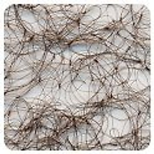 Jac-O-Net Hair Net Tiny Mesh Bouffant/Large Size, Light Brown,1 Net Per Pack [Pack of 12]
