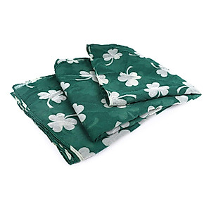 Nollia Green Shamrock St. Patrick's Day 2-Pack Scarf Set for Women