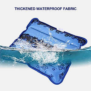 Cooling Mat, Cool Pillow Ice Pillow, Water Filling Ice Pillow Chair Pad, Multifunctional Children Adult Waterproof Ice Pillow Water Seat Cushion Baby, Children, Student, Office, Car, Travel(#1)