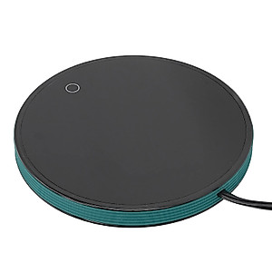 Coffee Mug Warmer for Home Office Desk Smart Temperature Settings Electric Beverage Tea Water Milk Warmer for All Cups and Mugs Heating Plate Candle Wax Warmer(Blackish Green)