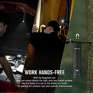 OLIGHT Arkfeld Flat Flashlight 1000 Lumens Dual Light Source EDC Lights with Green Beam and White LED Combo, with Rechargeable Built-in Battery for Outdoors, Emergency, Work (Black Cool White)