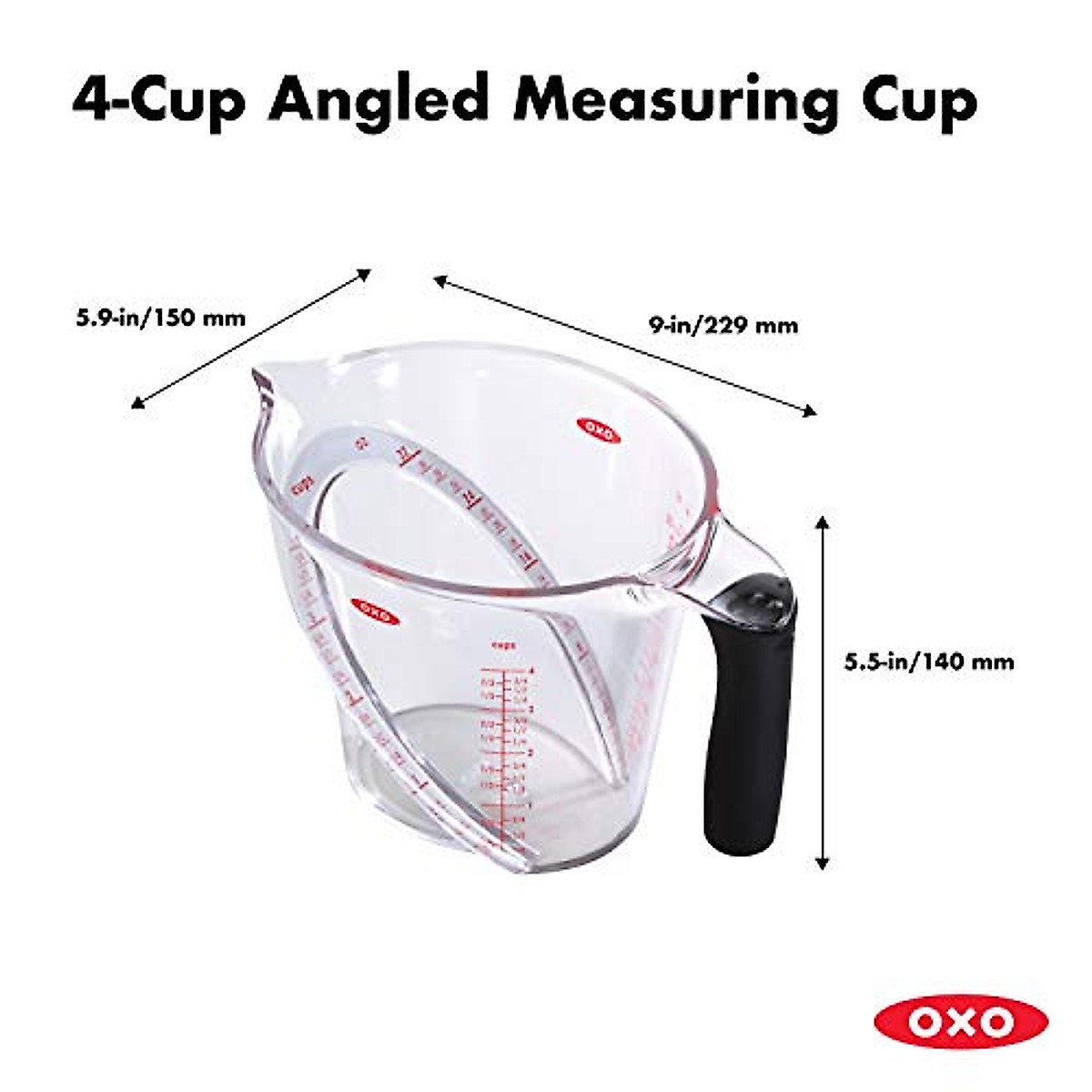 OXO Good Grips 4-Cup Angled Measuring Cup