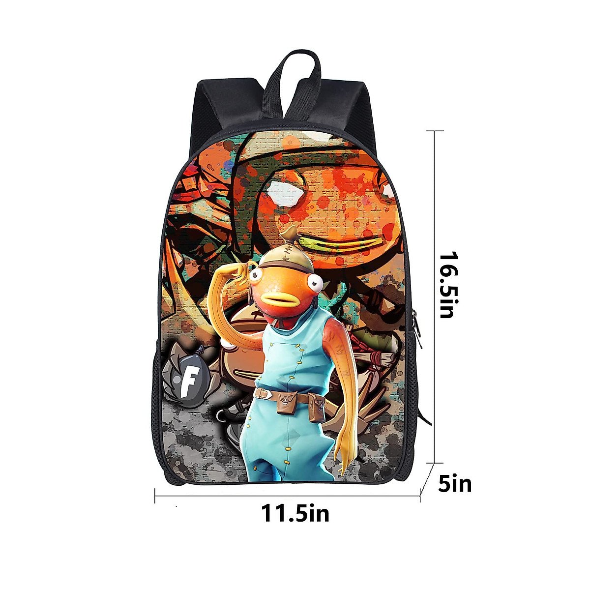 Unisex Anime Game Backpack 3d Printed Backpacks Travel Daypacks Sports Bag Teen 2-One Size