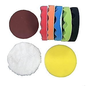 Cordless Car Buffers Polisher Kit for Makita 18V Battery(Not Included),6 Inch Orbital Polisher,6 Variable Speed, Portable Polishing Waxer Machine for Car Detailing Waxing Buffer Sander