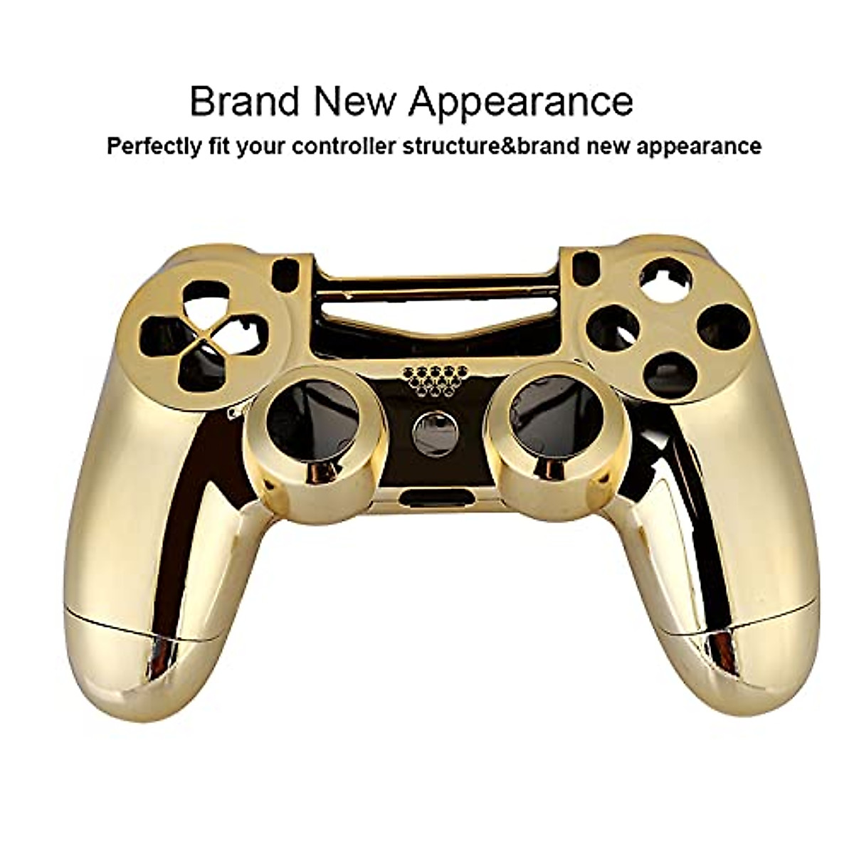 Tgoon Comfortable Plastic Handle Shell, Front Housing Shell Game Pleasures Hand Feeling Controller Structure Abs
