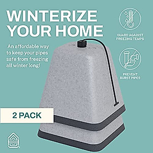 Home Intuition Outdoor Foam Faucet Cover, 2 Pack
