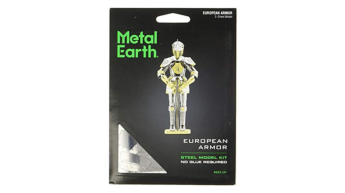 Build Fascinations Metal Earth Knight Armor 3D Model Kit