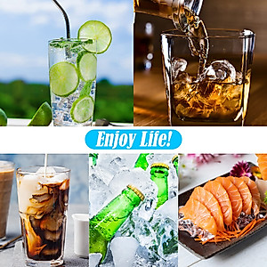 FOGAWA Ice Cube Tray, 2 in 1 Diamond Ice Tray for Freezer, Silicone Ice Cube Tray with Lid Cooling Ice Pop/Cube Molds for Whiskey, Juice, Beer, Cocktail, Coffee,Champagne. 18 Ice Cubes