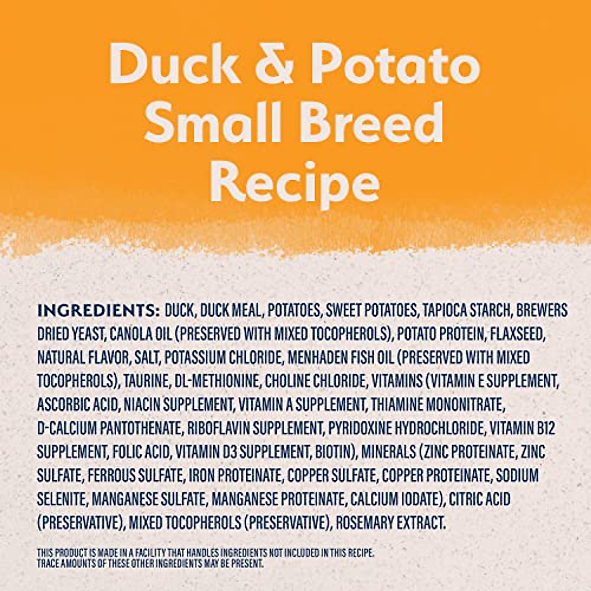 Natural Balance Limited Ingredient Small-Breed Adult Grain-Free Dry Dog Food, Reserve Duck & Potato Recipe, 12 Pound (Pack of 1)