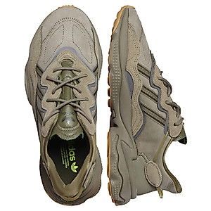 adidas Originals Men's Ozweego Gymnastics Shoe, Grey Legend Earth Raw Khaki, 9