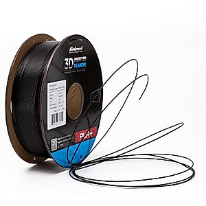 INLAND Micro Center PLA+ 3D Printing Filament 1.75mm - PLA Plus 3D Printer Filament - PLA Pro Dimensional Accuracy +/- 0.03 mm - 1kg Cardboard Spool (2.2 lbs) (1 Pack Black, 1.75mm)