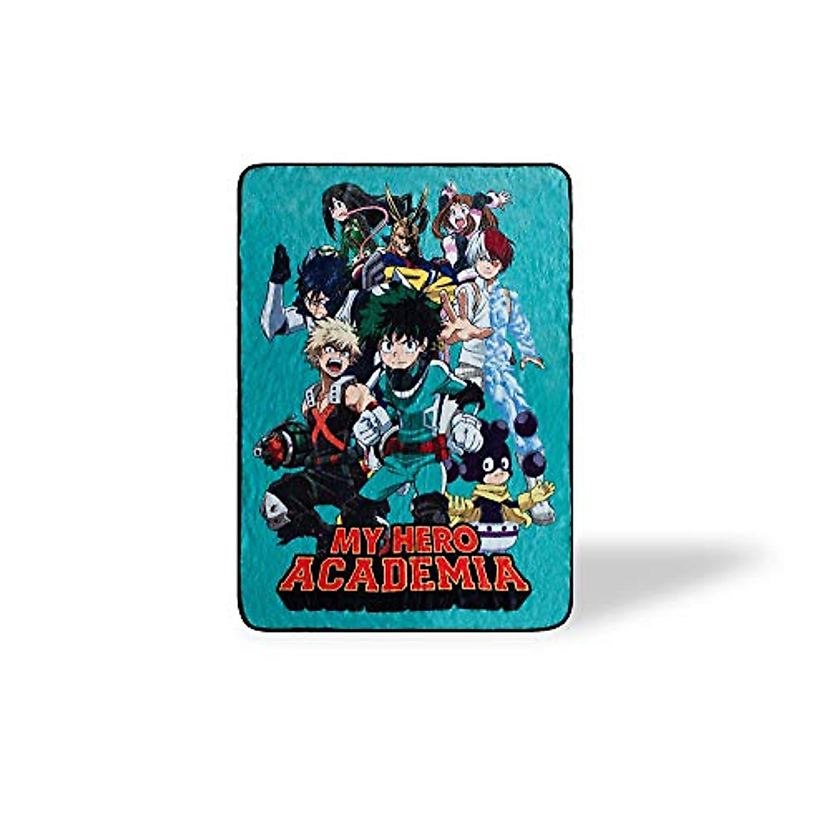 JUST FUNKY My Hero Academia U.A. Academy Heroes Large Anime Fleece Throw Blanket | Official My Hero Academia Throw Blanket | Collectible Anime Throw Blanket | Measures 60 x 45 Inches
