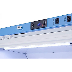 Accucold ARS3PV Pharma-Vac Performance Series 3 cu.ft. All-Refrigerator - CDC Compliant, Adjustable Temperature, Alarms, Lock, Energy Efficient Design for Pharmacy, Medication, and Vaccine Storage