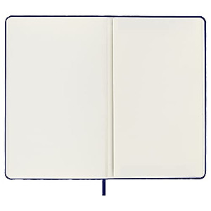 Moleskine Limited Edition Velvet Notebook, Hard Cover, Large (6" x 9"), Ruled/Lined, Iris Purple, 240 Pages