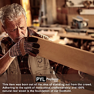 Poyilooo Earring Holder Organizer, Rustic Wood Earring Holder Stand, 5 Layer Jewelry Holder Organizer with 270 Earring Tree Holes Display Rack for Stud Earings & Hoop Earrings, Gifts for Women