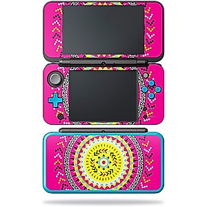 MightySkins Skin Compatible with Nintendo New 2DS XL - Pink Aztec | Protective, Durable, and Unique Vinyl Decal wrap cover | Easy to Apply, Remove, and Change Styles | Made in The USA