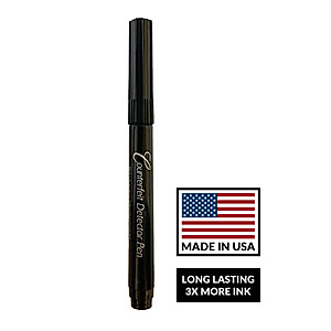 Dri Mark 351B1 Counterfeit Bill Detector Marker Pen, Made in The USA, 3 Times More Ink, Pocket Size, Fake Money Checker - Money Loss Prevention Tester & Fraud Protection for U.S. Currency (Pack of 1)