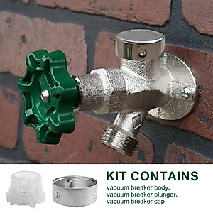 Aulpq 630-7500 Vacuum Breaker Repair Kit, for Prier Outdoor Faucet 300/400/500 Wall Hydrant, Pressure Vacuum Breaker Outside Faucet Wall Hydrants Replacement Plunger Assembly