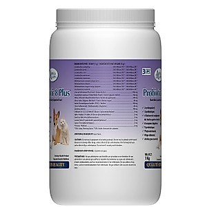 Probiotic 8 Plus Pet Probiotics | Enzymes & Fiber for Digestion | Natural Herbal Digestive Supplement |Reduces Indigestion | Specially for Cat & Dogs (1kg,1000g)